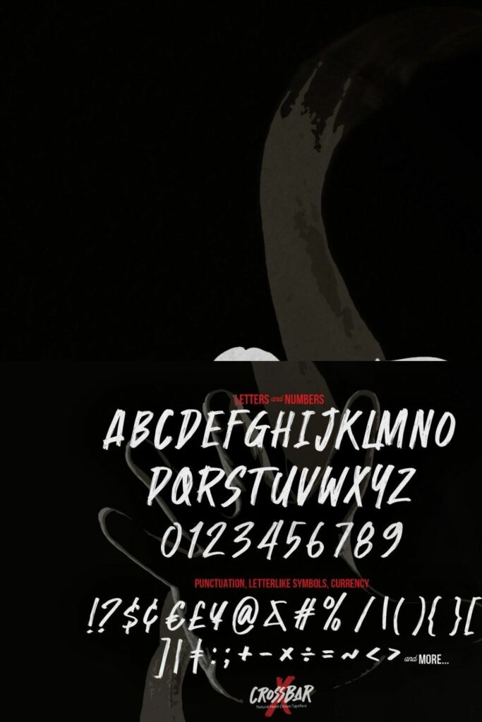 Crossbar - Natural Hand Drawn Font – MasterBundles