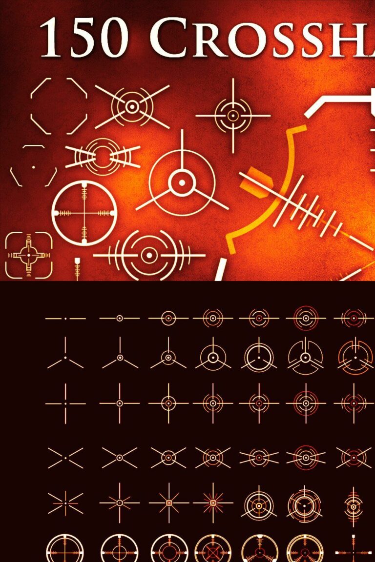 Crosshair Bundle SVG/PNG/EPS/Brushes – MasterBundles