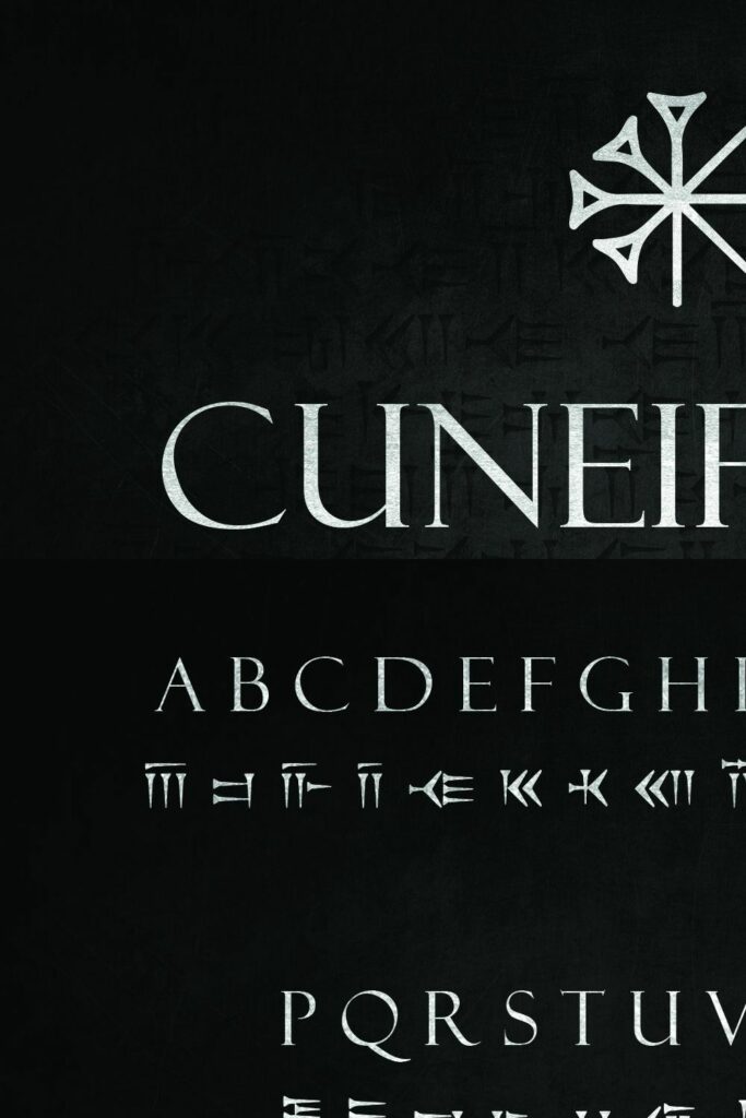 CUNEIFORM: An Ancient Typeface – MasterBundles