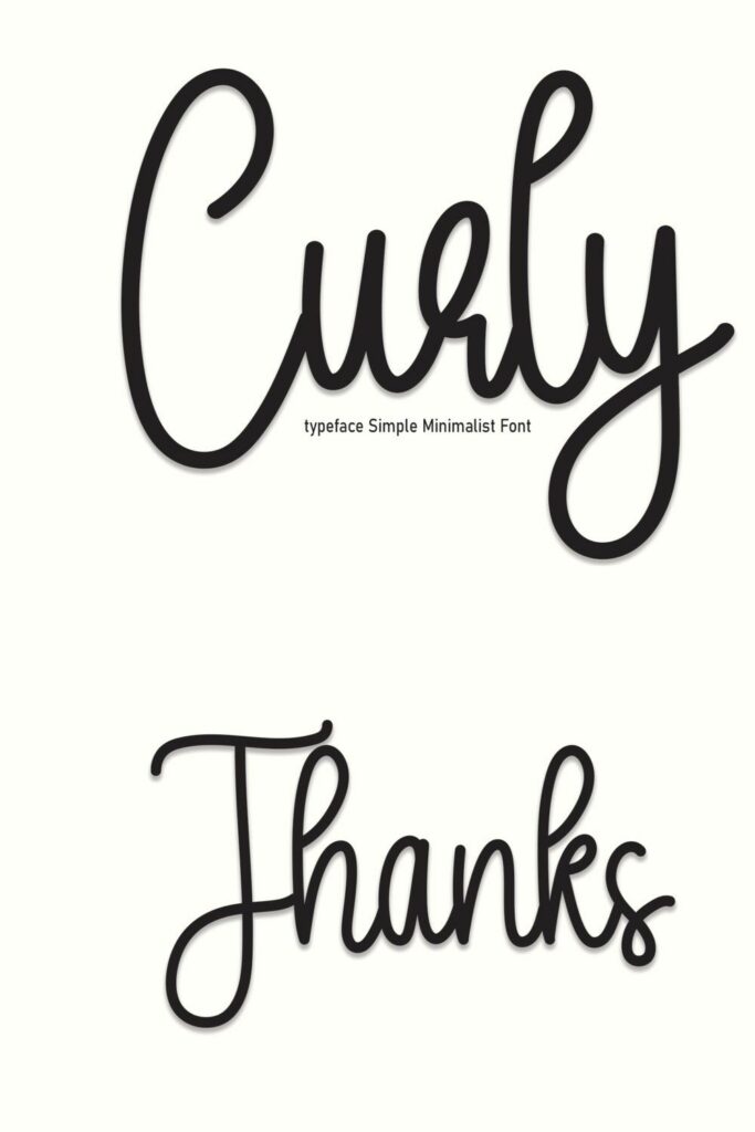 Curly | Script Font – MasterBundles