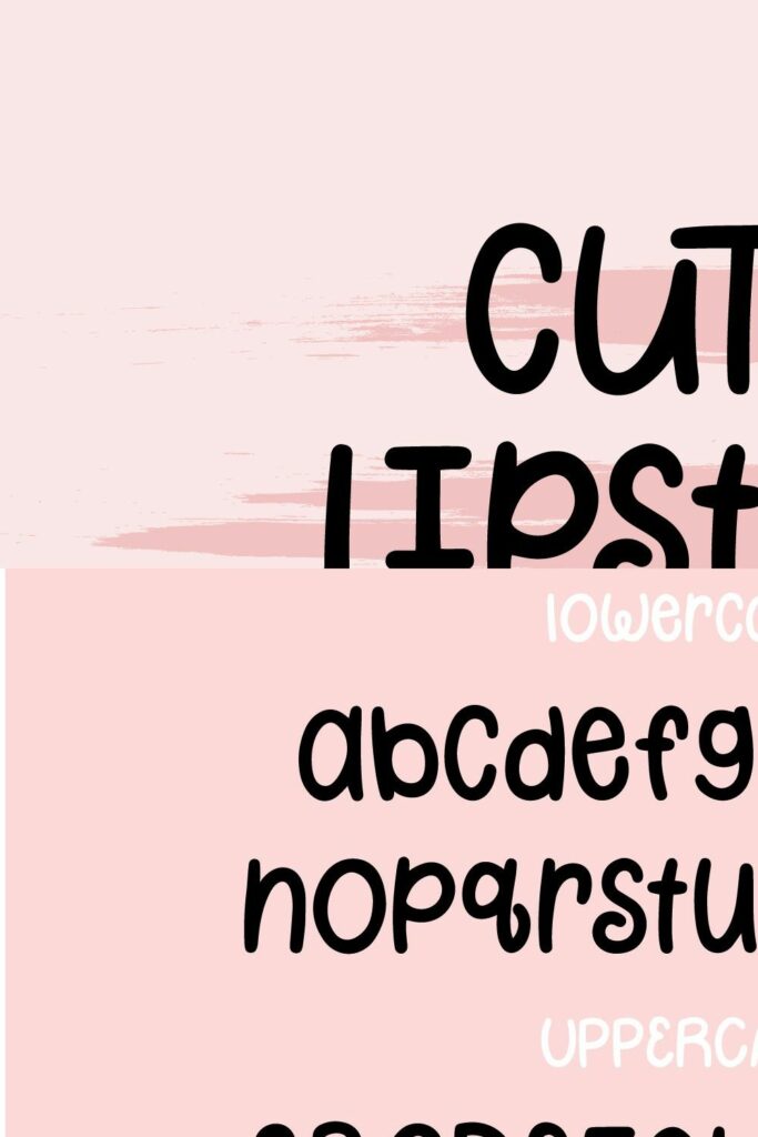 Cute Lipstick Playful Font – MasterBundles