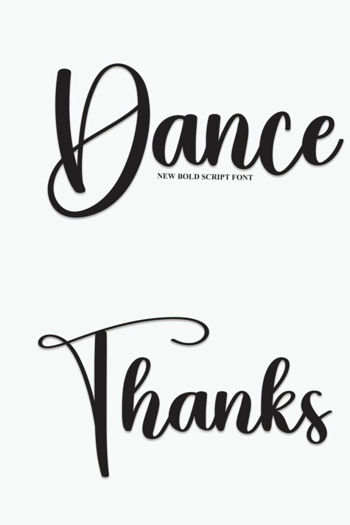 Dance | Script Font – MasterBundles