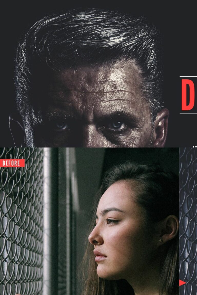 Dark Light Photoshop Action – MasterBundles