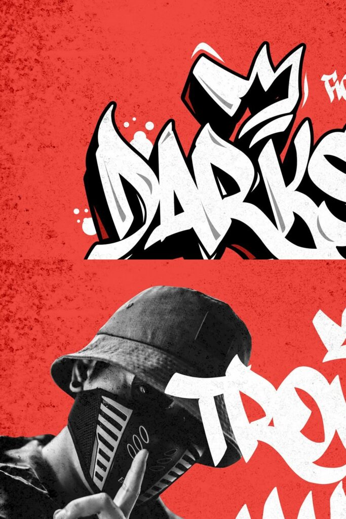 Darksite - Urban Graffiti Font – MasterBundles