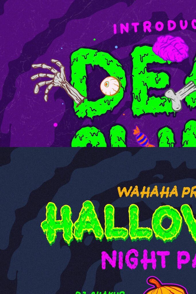 Dead Slime Font + Extras – MasterBundles