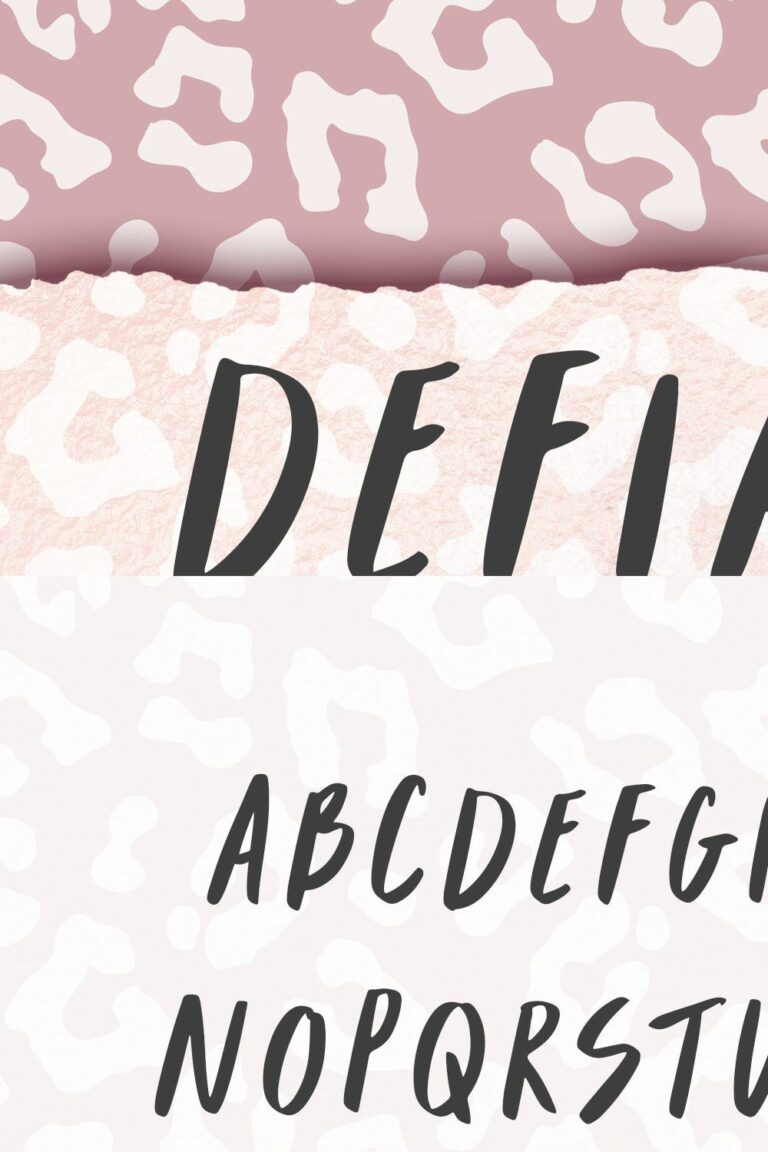 Defiant - a Rebellious Font – MasterBundles