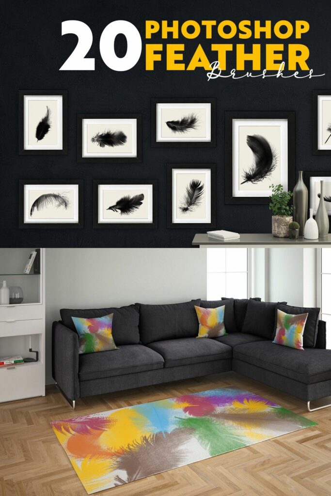 Delicate Feather Brushes - Photoshop – MasterBundles