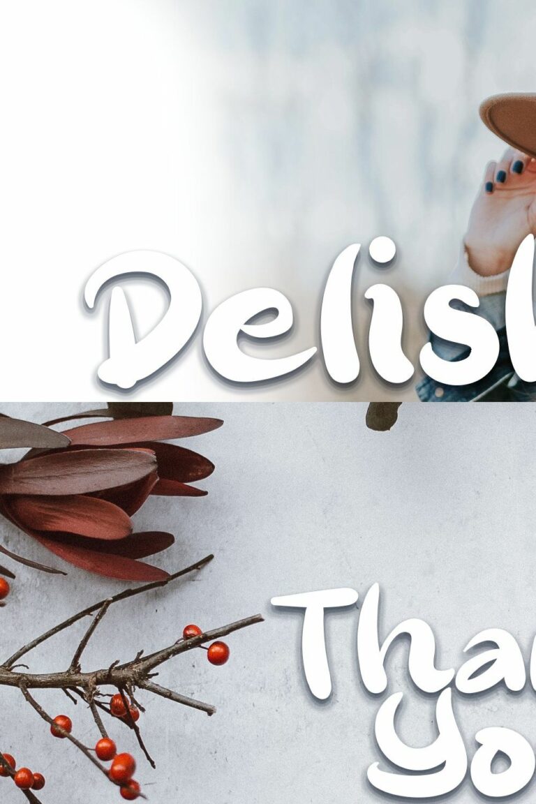 Delisha - Handwritten Font – MasterBundles