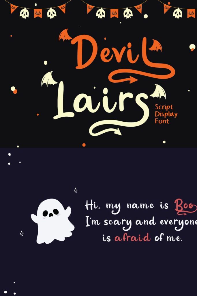 Devil Lairs - Halloween Font – MasterBundles