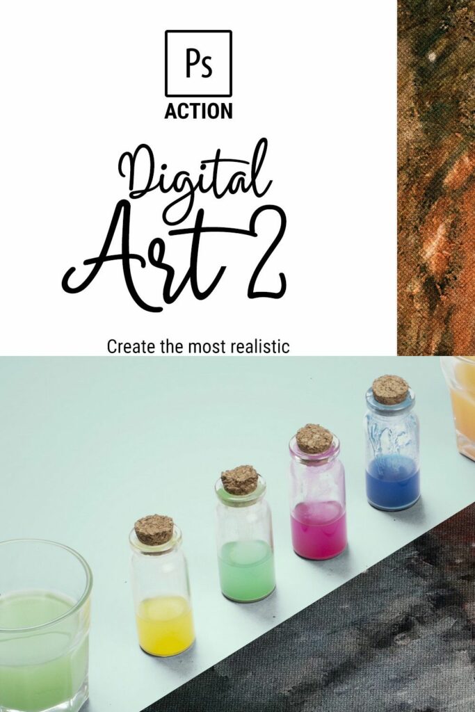 Digital Art 2 - Painting Action – MasterBundles
