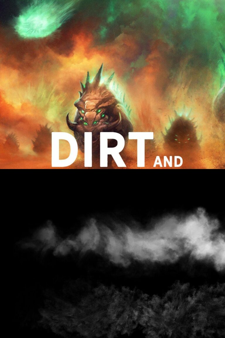 Dirt and Smoke Brush Set – MasterBundles