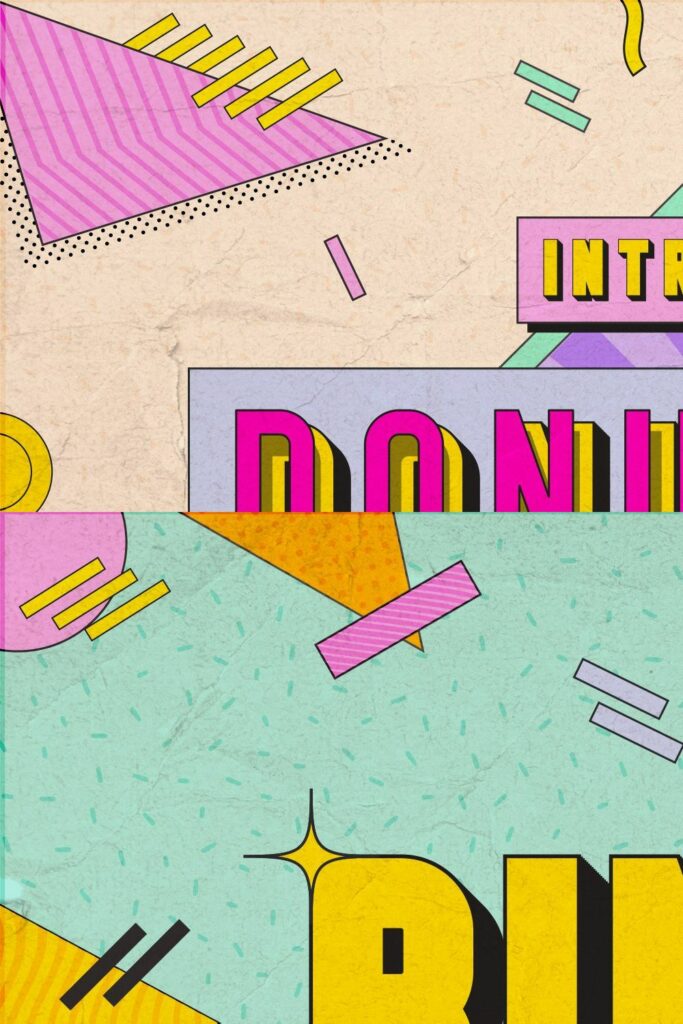 Donut Van | Trio Retro Wave Font – MasterBundles