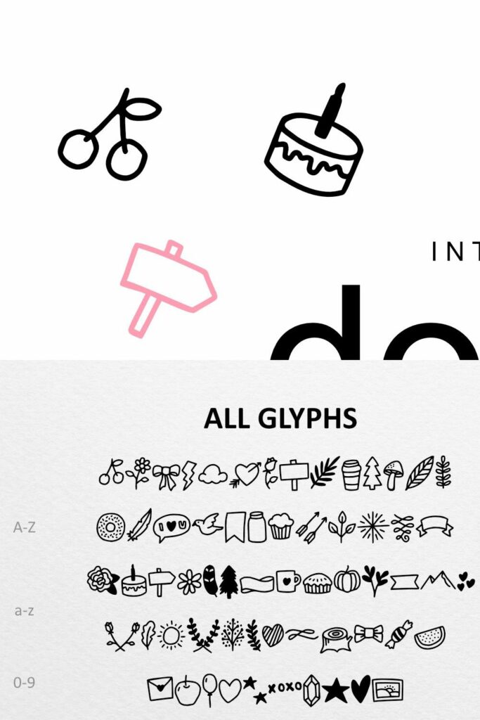 Doodly Doodle Dingbat – MasterBundles