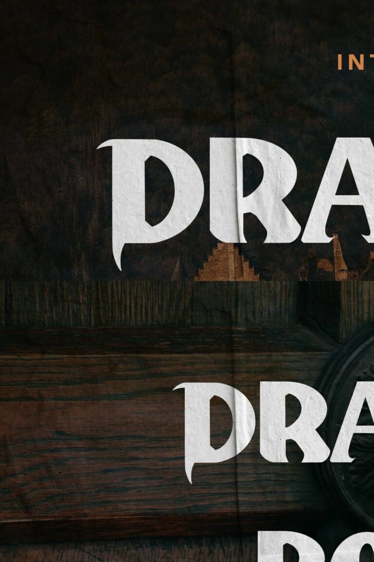 Dracula Palace - Gothic Horror Font – MasterBundles