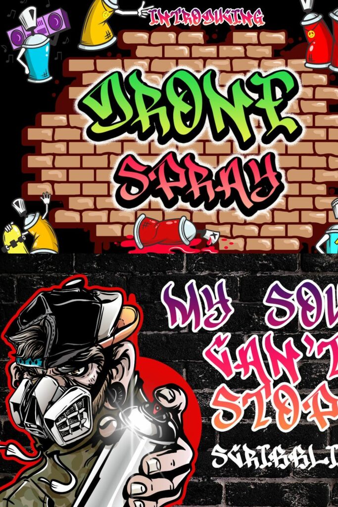 Drone Spray a Funky Graffiti Style – MasterBundles