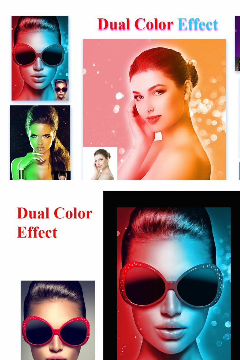 Dual Color Effect Photoshop Action – MasterBundles