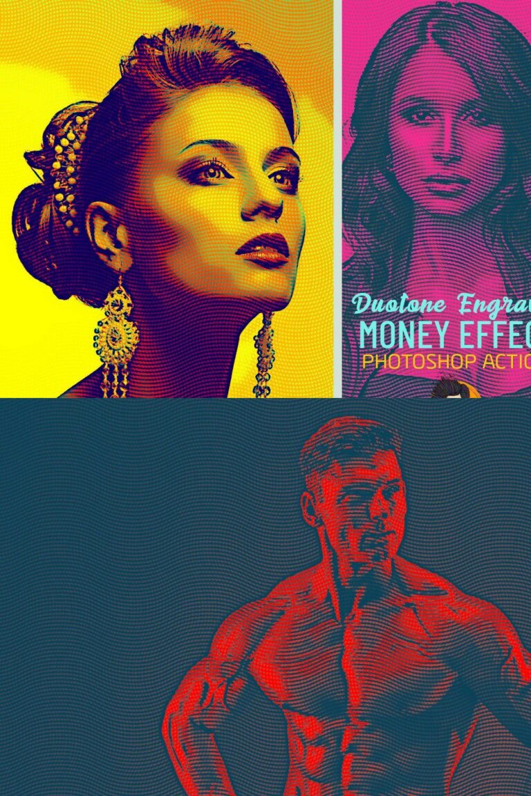 Duotone Engraved Money Effect – MasterBundles
