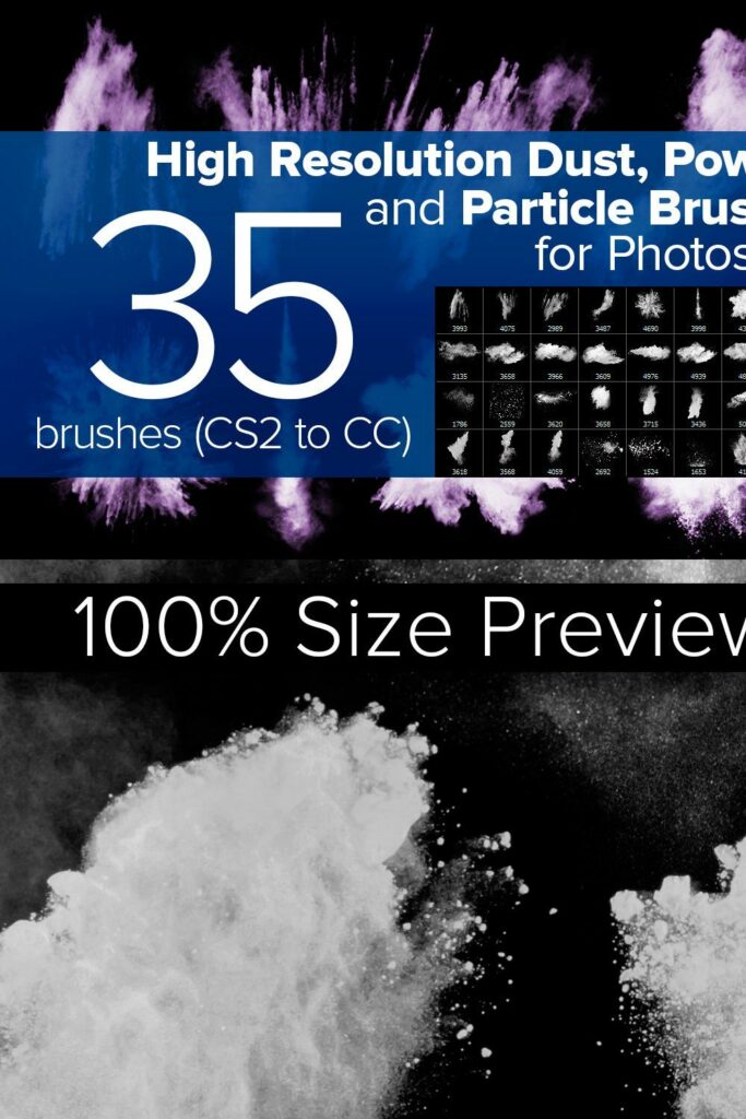 Dust, Powder and Particle Brushes – MasterBundles
