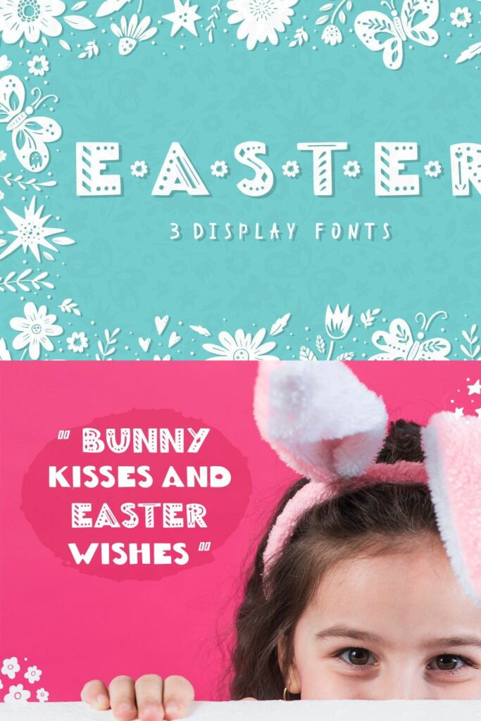 Easter Spring display fonts - Trio – MasterBundles