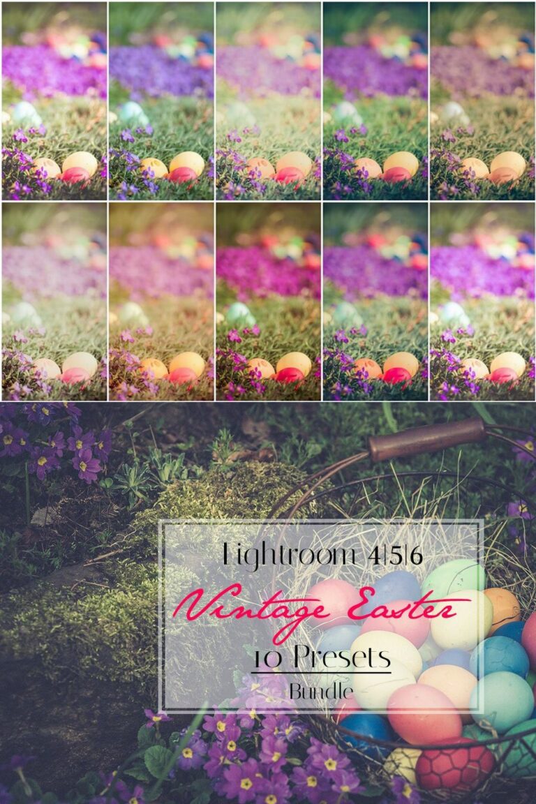 Easter Vintage LR Preset Bundle – MasterBundles