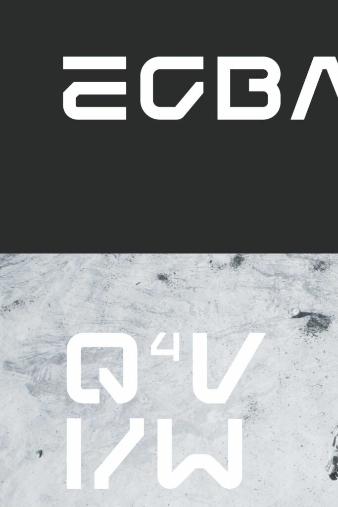 Egba Futuristic Tech Font – MasterBundles