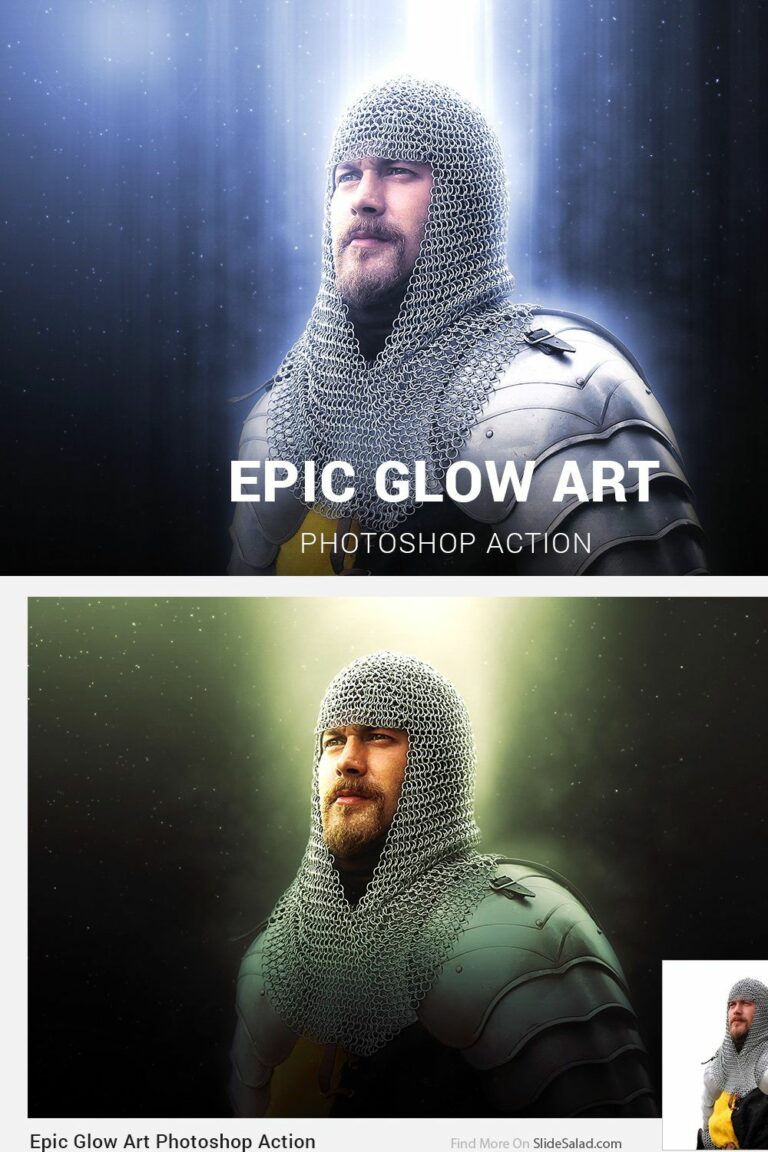 Epic Glow Photoshop Action – MasterBundles