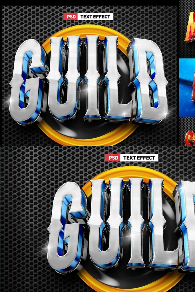 Esport 3D Text Effect Logo Template – MasterBundles