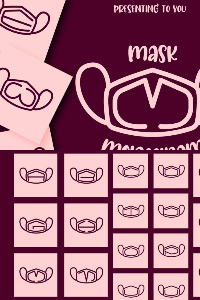 Face Mask Font – MasterBundles
