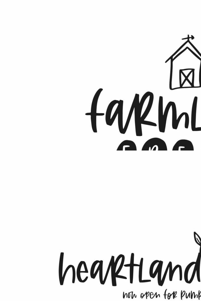 Farmland Fresh Duo and Doodles Font – MasterBundles