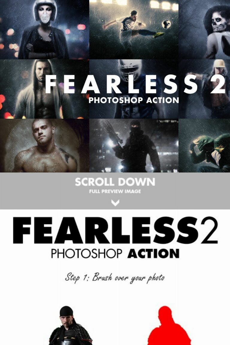 Fearless 2 Photoshop Action – MasterBundles