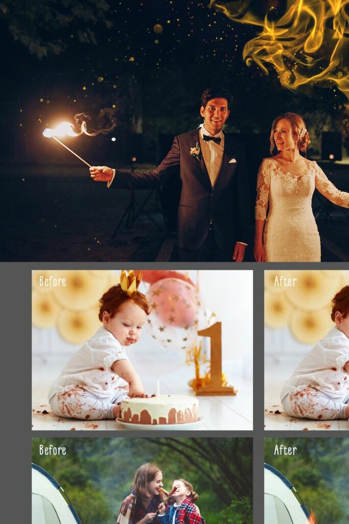 Fire Photo Overlays – MasterBundles