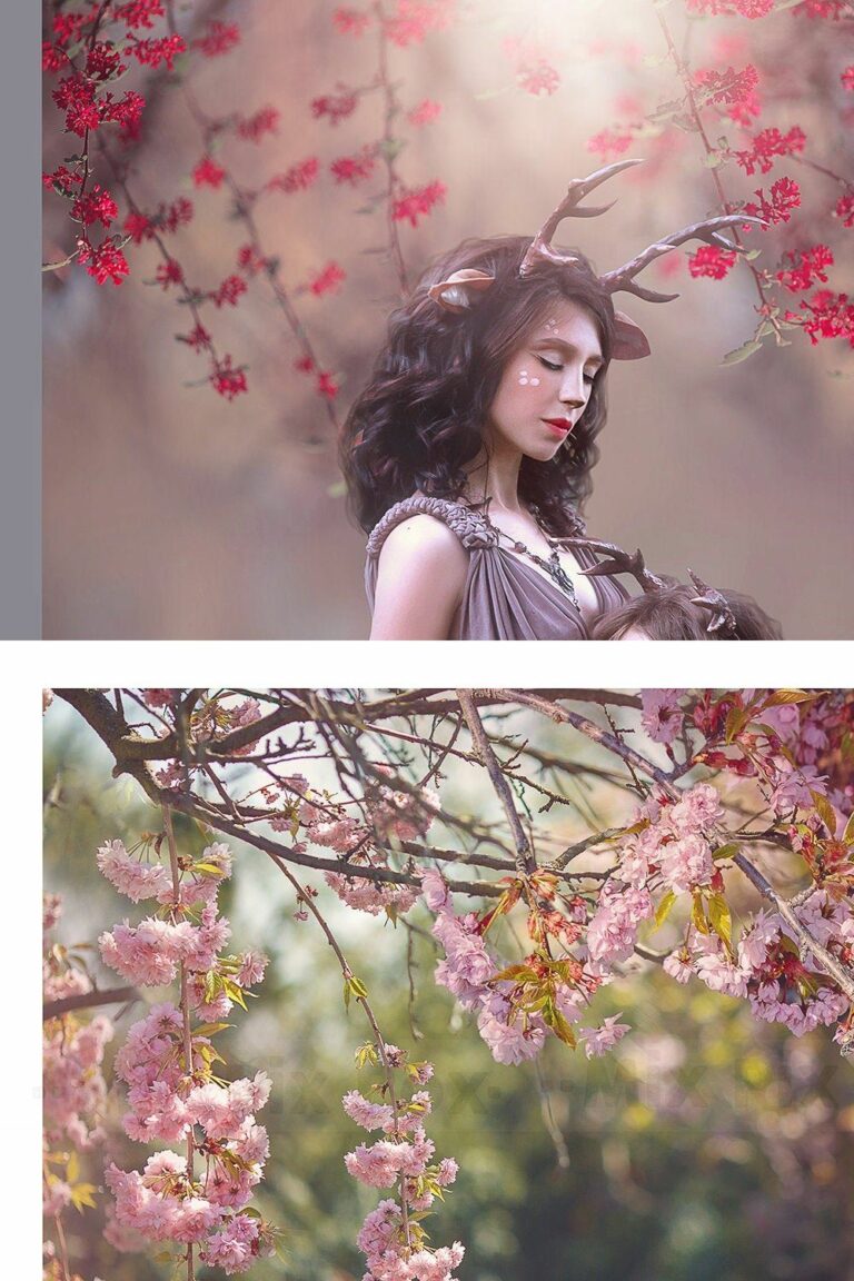 Floral Portrait Backgrounds – MasterBundles