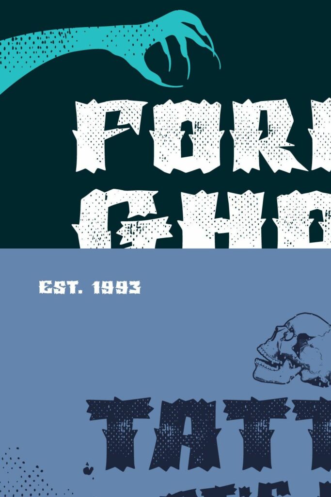 Forest Ghost | Horror Font – MasterBundles
