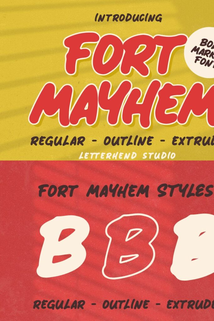 Fort Mayhem - Bold Marker Font – MasterBundles