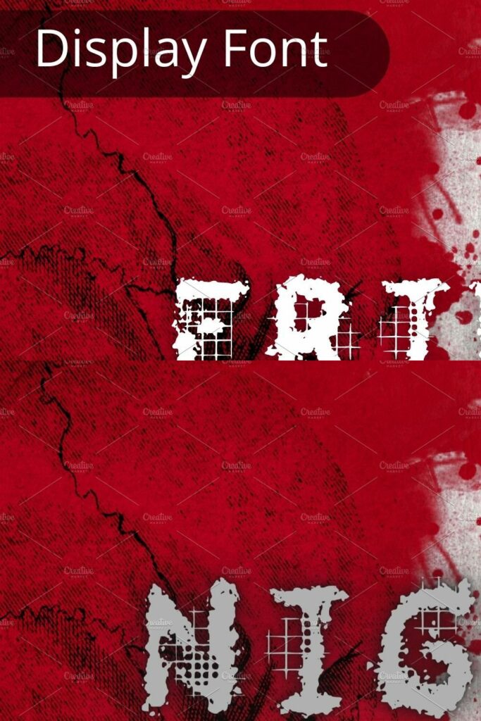 Friday 13 Horror font, SVG Font – MasterBundles