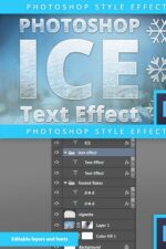 Frosted Glass Text Effect - PSD – MasterBundles