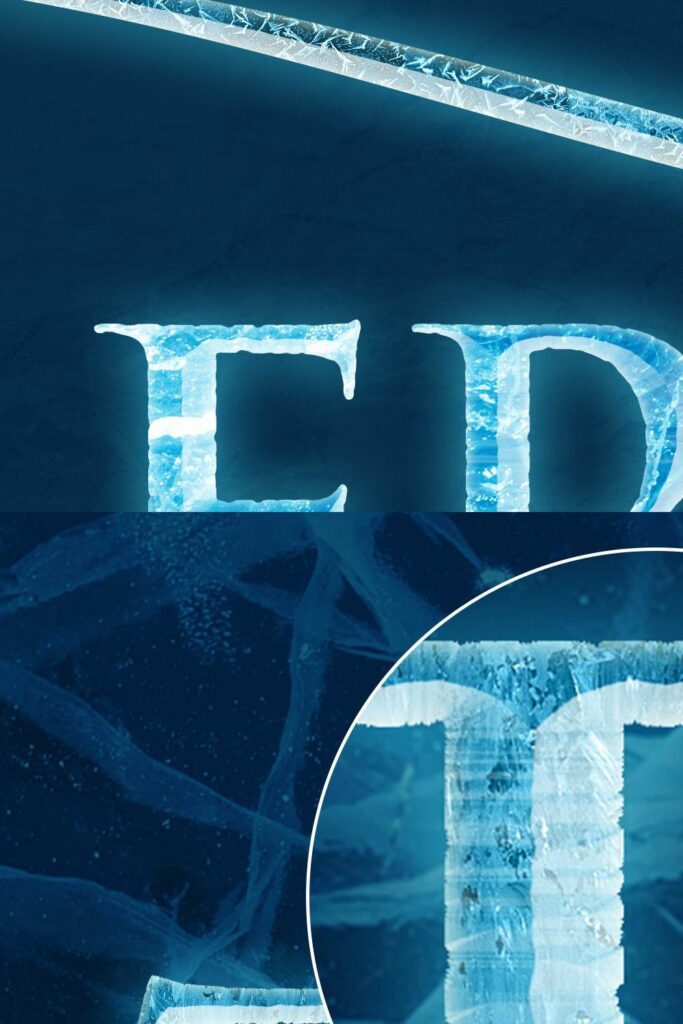 FROZEN Photoshop Effects + Action – MasterBundles