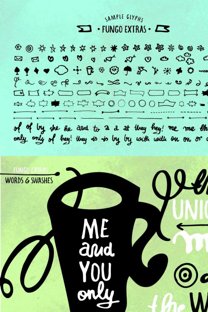 FUNGO EXTRAS (150 Glyphs) – MasterBundles