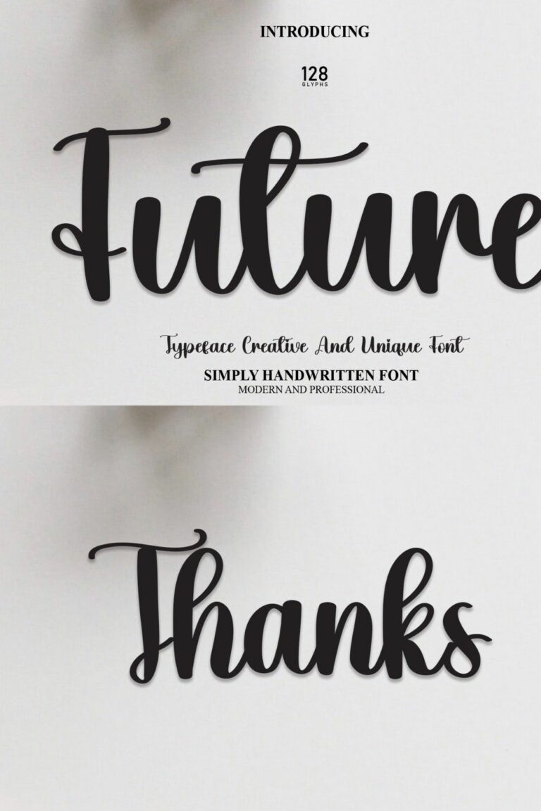 Future | Script Font – MasterBundles