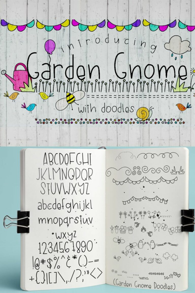 Garden Gnome Font Duo – MasterBundles
