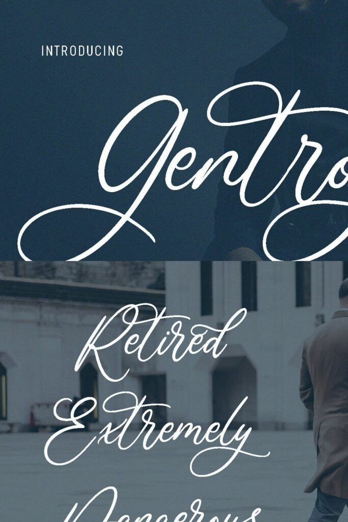Gentroyal Script Font – MasterBundles