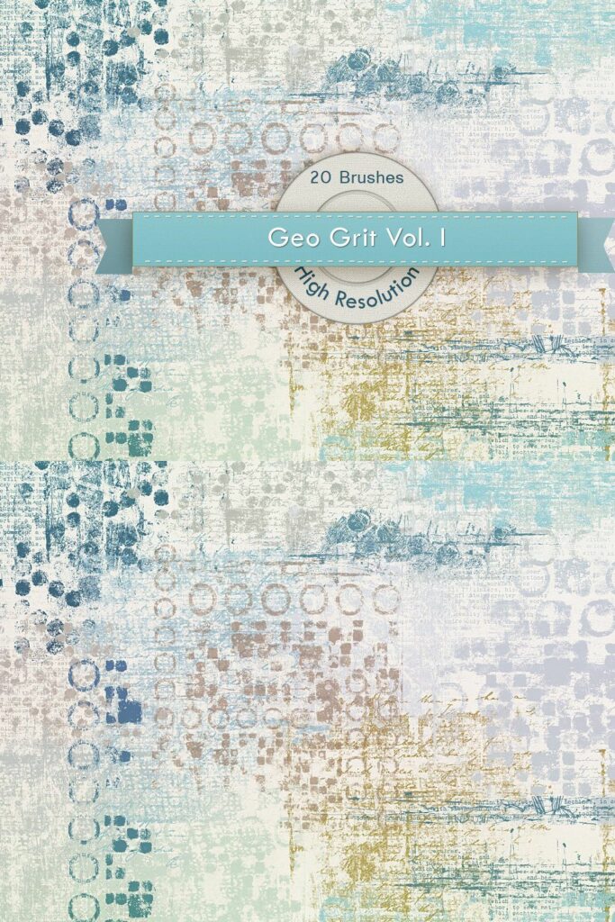 GeoGrit Vol. 01 Photoshop Brushes – MasterBundles