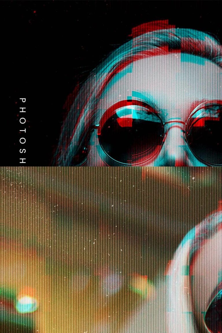 Glitch Effect Photoshop – MasterBundles