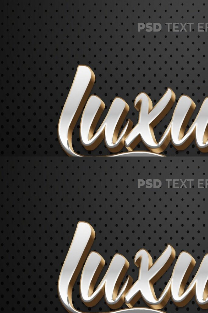 Gold Text Effect Luxury Style – MasterBundles