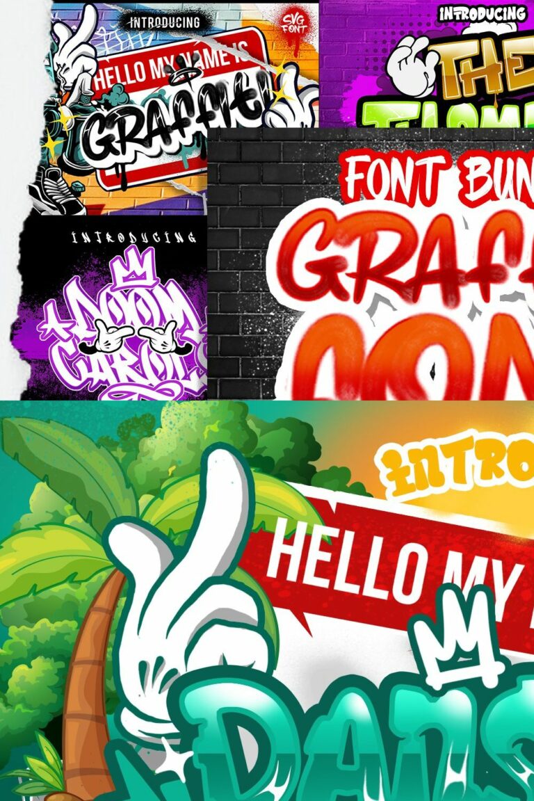 GRAFFITI FONT BUNDLE – MasterBundles