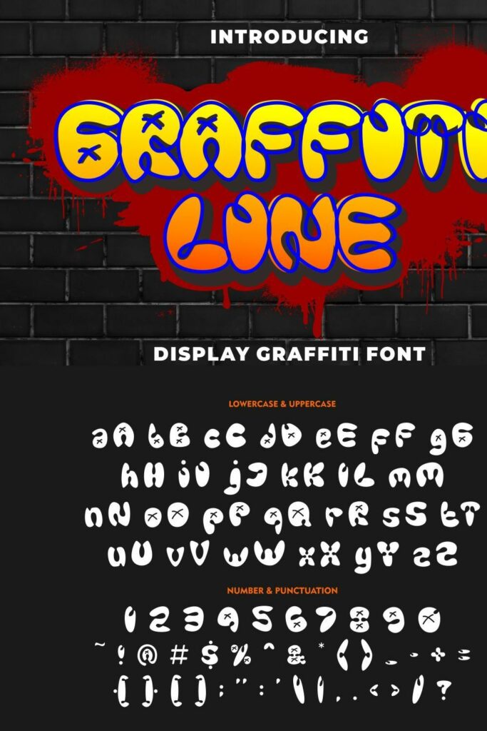Graffiti Line - Display Graffiti – MasterBundles