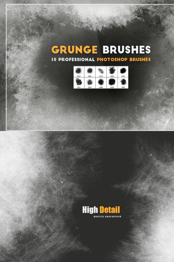 Grunge Photoshop Brushes – MasterBundles