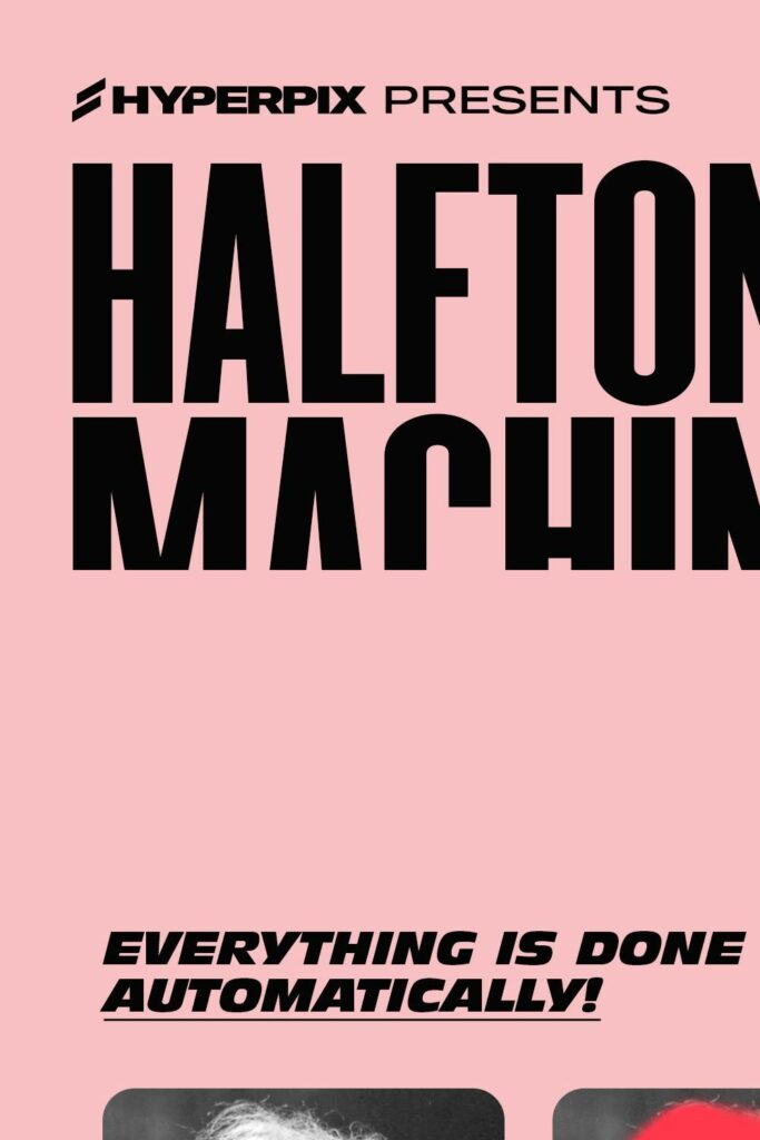 Halftone Machine Photoshop Action – MasterBundles