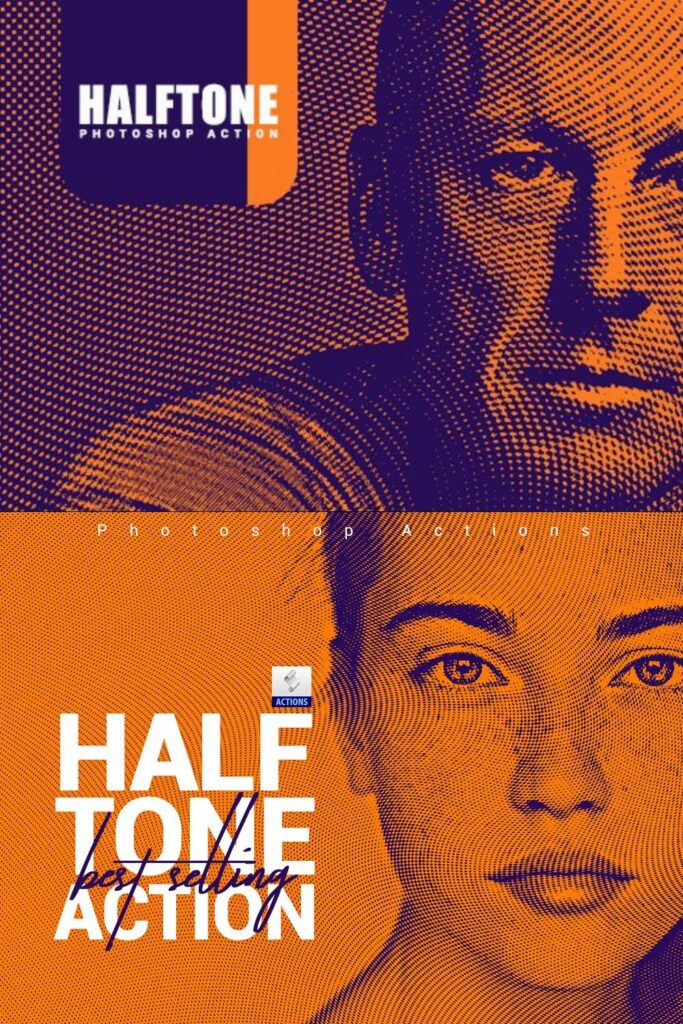 Halftone Photoshop Action – MasterBundles