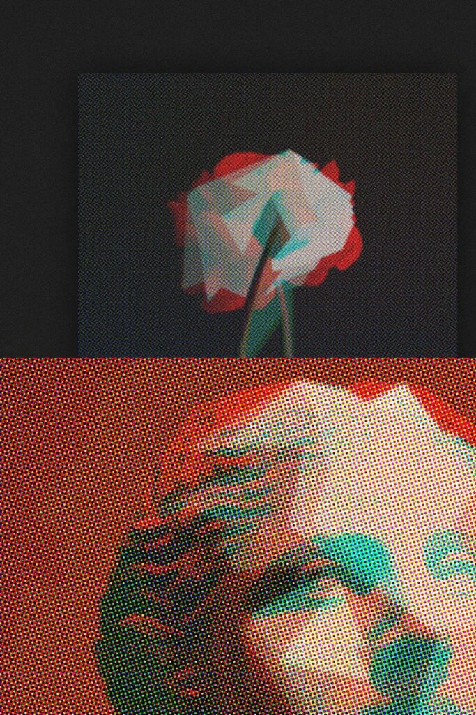 Halftone Polygon Poster Effect – MasterBundles